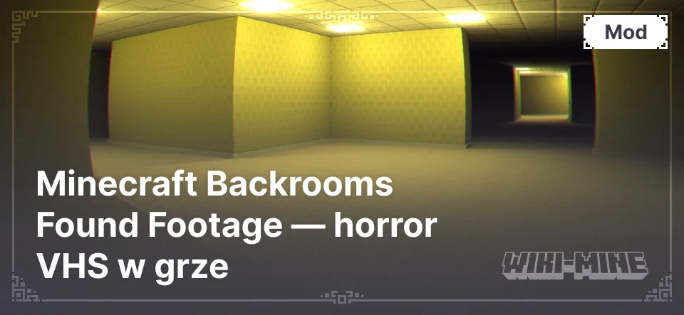 Minecraft Backrooms Found Footage — horror VHS w grze » WIKI-MINE ...